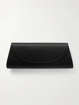 HUNTING SEASON Opera Satin Clutch - Black