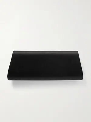 HUNTING SEASON Opera Satin Clutch - Black
