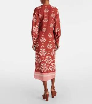 ADRIANA DEGREAS Printed Viscose Caftan