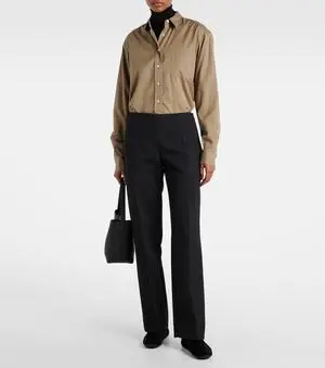 THE ROW Vincit Pony Hair Slip-on Shoes