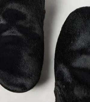 THE ROW Vincit Pony Hair Slip-on Shoes