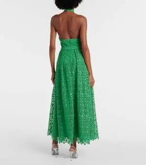 Elie Saab Halterneck Midi Dress