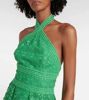 Elie Saab Halterneck Midi Dress