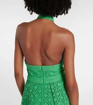 Elie Saab Halterneck Midi Dress