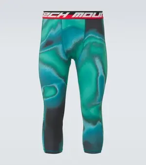 Aztech Mountain Aztech Next To Skin Printed Leggings - Blue