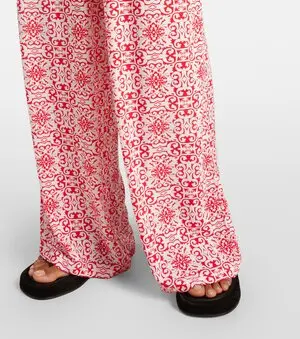 Melissa Odabash Naomi Floral Jumpsuit - Red