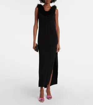 JIMMY CHOO Skye 70 Velvet Mules