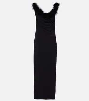 Coperni Feathered Dresses