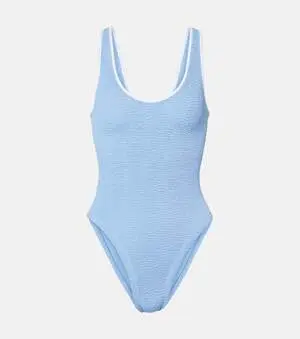 Hunza G Faye One Piece Swimsuit - Blue