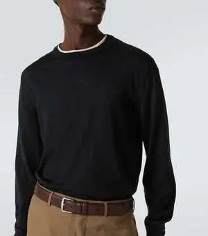 Zegna Wool Sweater - Black