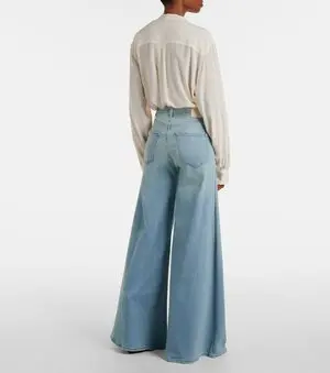 Citizens Of Humanity Amari High-rise Wide-leg Jeans - Blue