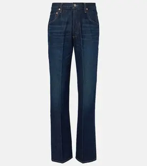 Citizens Of Humanity Citizens Of Humanity Baretta High-Rise Straight Jeans Blue