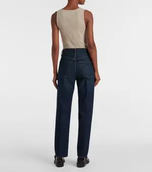 Citizens Of Humanity Baretta High-rise Straight Jeans - Blue