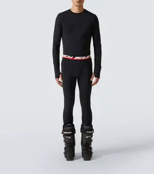 Aztech Mountain Next To Skin Ski Top - Black
