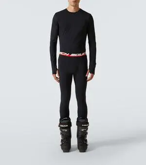 Aztech Mountain Next To Skin Ski Top - Black