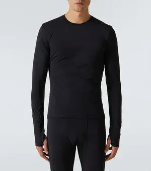 Aztech Mountain Next To Skin Ski Top - Black