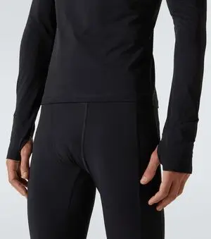 Aztech Mountain Next To Skin Ski Top - Black