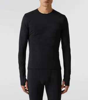 Aztech Mountain Next To Skin Ski Top - Black