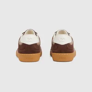 Gucci S G75 Suede Sneakers - Brown