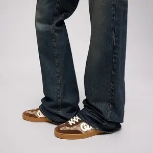 Gucci S G75 Suede Sneakers - Brown