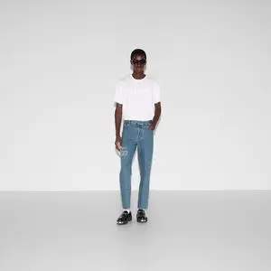 Gucci Lasered Double G Denim Pant