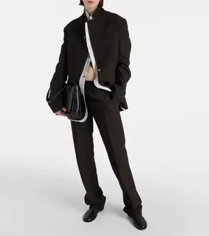 THE ROW Nuance Leather Shoulder Bag