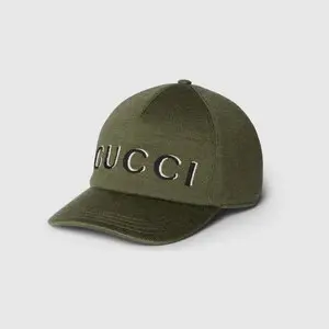 Gucci Embroidered Wool Baseball Hat