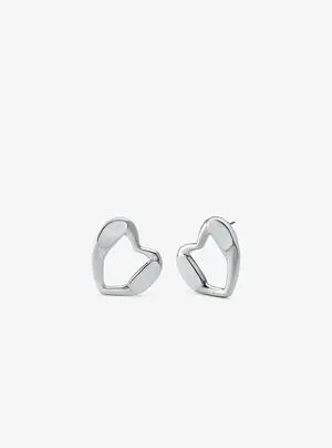 Michael Kors Heart Stud Earrings