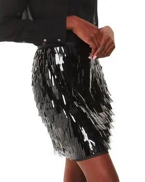 Whistles Sequin Mini Skirt