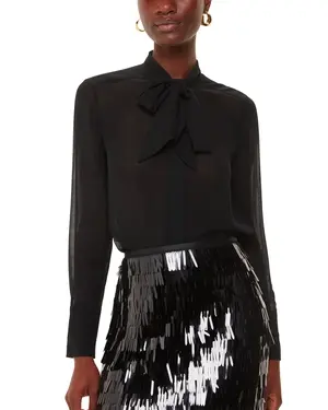 Whistles Sequin Mini Skirt
