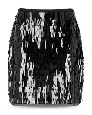 Whistles Sequin Mini Skirt