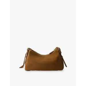 Prada Aimée Medium Suede Shoulder Bag