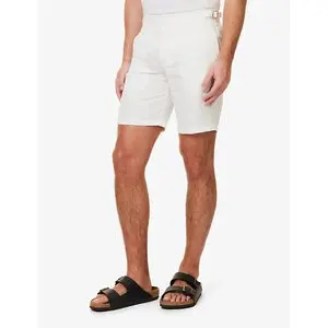Orlebar Brown Norwich Linen Shorts - White Sand