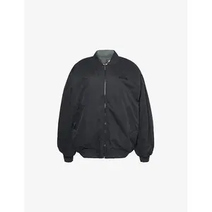 TALA Reversible Oversized Woven Bomber Jacket