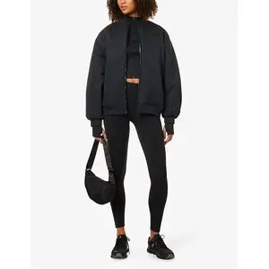 TALA Reversible Oversized Woven Bomber Jacket