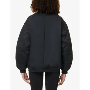 TALA Reversible Oversized Woven Bomber Jacket