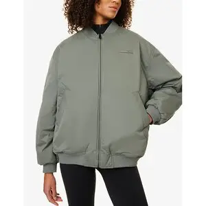 TALA Reversible Oversized Woven Bomber Jacket