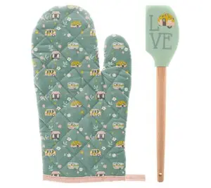 KARMA GIFTS Karma Reese Oven Mitt & Spatula Set - One-color