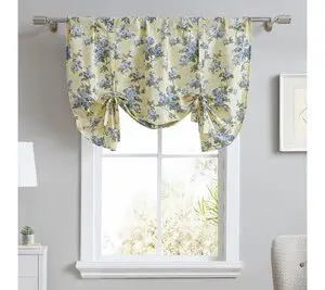 Laura Ashley Cassidy 50x25 Floral Window Valanc E - One-color