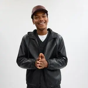 COACH Leather Baseball Cap - Maple