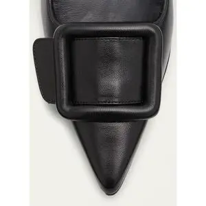 Manolo Blahnik Maysale Leather Pumps