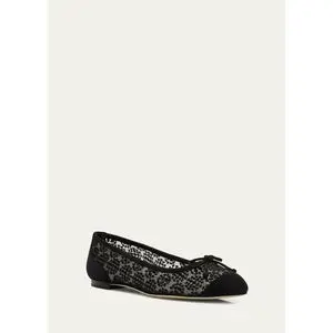 Manolo Blahnik Capbal Ballerina Flats