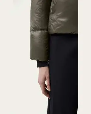Canada Goose Cypress Cropped Puffer Jacket - Smokey Sage