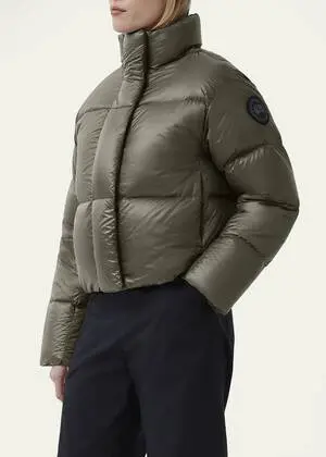 Canada Goose Cypress Cropped Puffer Jacket - Smokey Sage