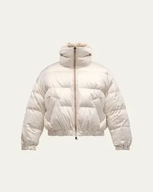 Brunello Cucinelli Pearly Techno Padded Jacket - C130 Pearl