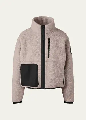 Canada Goose Simcoe Fleece Zip-up Jacket - Lucent Rose