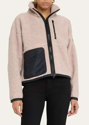 Canada Goose Simcoe Fleece Zip-up Jacket - Lucent Rose