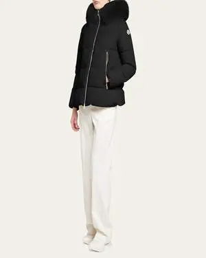 Moncler Laiche Short Puffer Jacket - Black