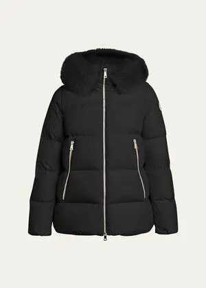 Moncler Laiche Short Puffer Jacket - Black