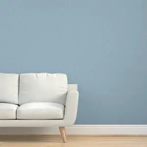 Spoonflower Texture Look Natural Custom Pre-pasted Wallpaper - Blue